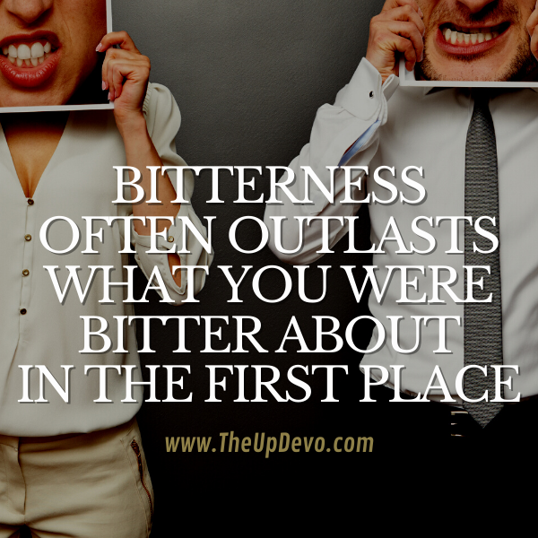 The baggage of bitterness | The Up Devotional